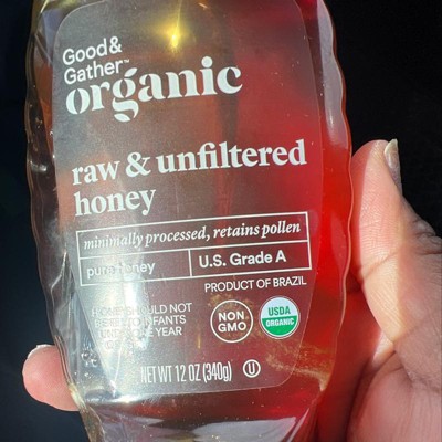 Organic Raw Unfiltered Pure Honey - 12oz - Good & Gather™ : Target