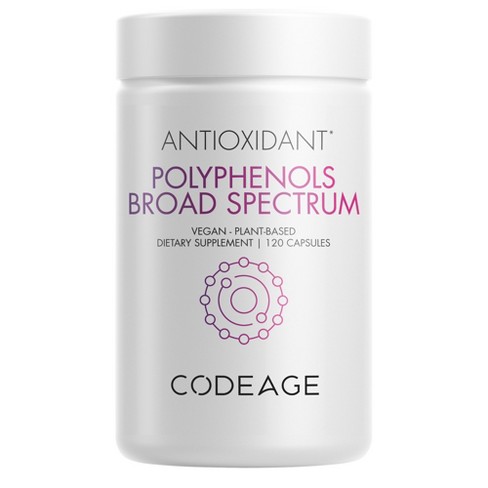 Codeage Polyphenols Broad Spectrum, Green Tea, Quercetin, Turmeric ...