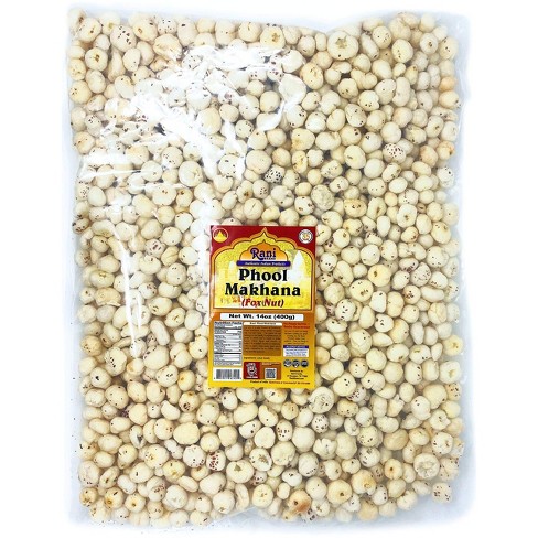 Phool Makhana (fox Nut / Popped Lotus Seed) - 3.5oz (100g) - Rani Brand ...