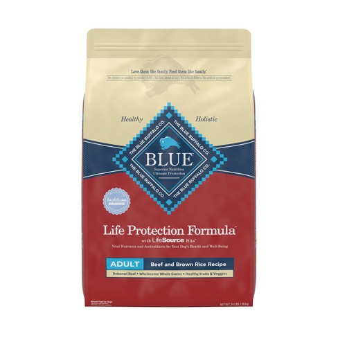 Blue Buffalo Adult Dry Dog Food With Beef Flavor - 24lbs : Target