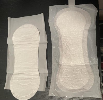 L . Organic Cotton Topsheet Ultra Thin Extra Coverage Panty Liners - 80ct : Target