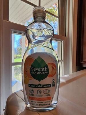 Seventh Generation Free & Clear Liquid Dish Soap : Target
