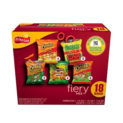 Frito-lay Variety Pack Fiery Mix - 18ct : Target