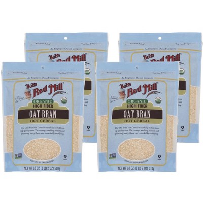 Now Foods Oat Bran - 14 Oz Bag : Target