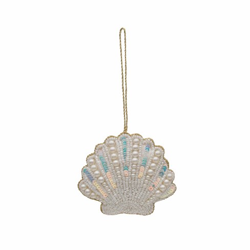 Gallerie Ii Pearl Shimmer Fan Shell Ornament : Target