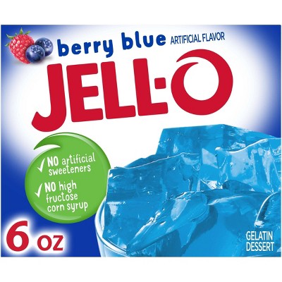 Jell-o Blue Berry Gelatin - 6oz : Target