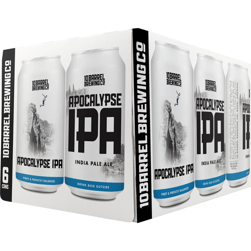 UPC 850162008198 - 10 Barrel Apocalypse IPA Beer - 6pk/12 fl oz Cans ...