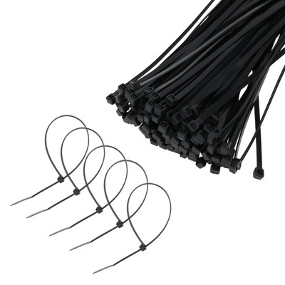 Unique Bargains Cable Tie Self-locking Manual Nylon 9.84 Inch 100 Pcs ...