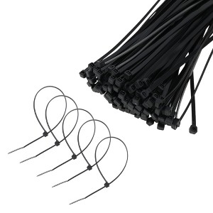 Unique Bargains Tie Strap Self-locking Manual Nylon 9.84 Inch 100 Pcs ...