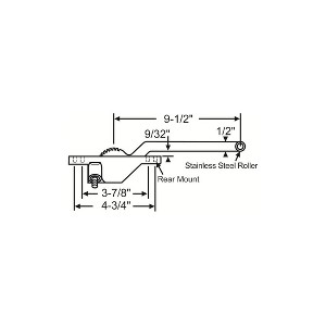 Brixwell 36-444-8 Single Arm Casement Operator chestnut Bronze Truth ...