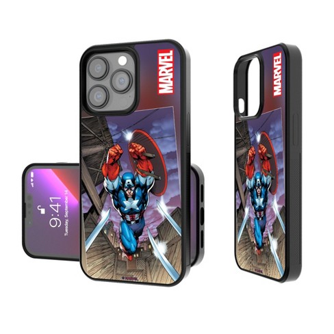 Keyscaper Marvel Avengers Captain America Cover Art Bump Cell Phone ...