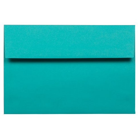 Jam Paper A8 Colored Invitation Envelopes - 5 1/2 X 8 1/8 - Sea Blue ...