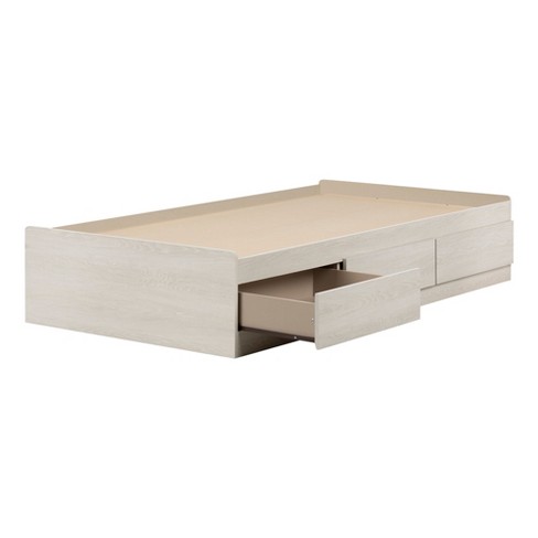 Step One Essential Mates Kids' Bed With 3 Drawers White - South Shore ...
