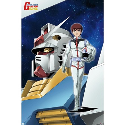 Trends International Mobile Suit Gundam - Key Art Unframed Wall Poster ...