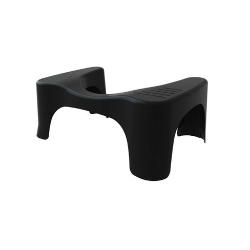 7" Curve Toilet Stool Black - Squatty Potty: Bathroom Step For Adults ...