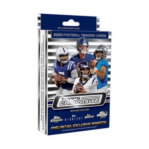 2023 Topps Composite Football Trading Card Hanger Pack : Target
