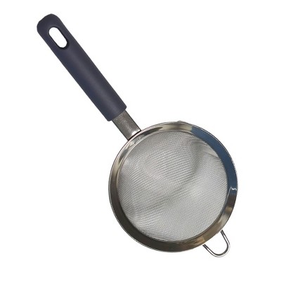 Sharpchef 5.5" Fine Mesh Strainers, Stainless Steel, Heavy Duty, Soft ...
