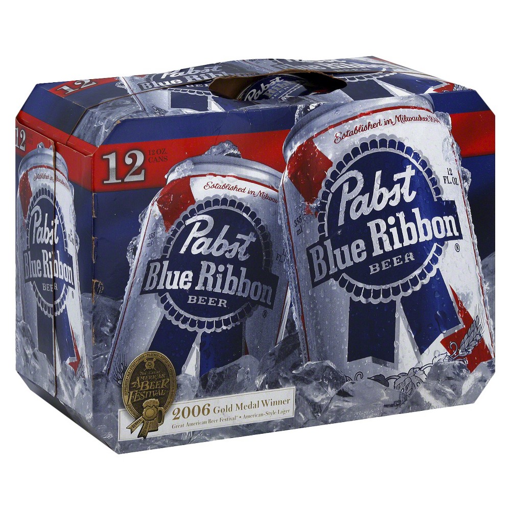 UPC 022100001701 - Pabst Blue Ribbon Beer 12 oz, 12 pk | upcitemdb.com