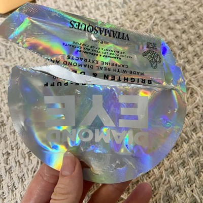 Vitamasques 2 In 1 Diamond Eye Mask - 0.1 Fl Oz : Target