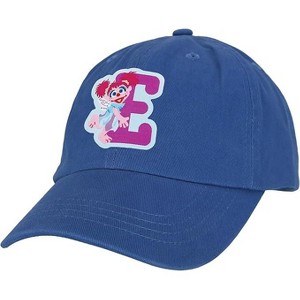 Sesame Street Abby Kids Toddler Cap with Initial (E) Blue, Toddler Boys ...