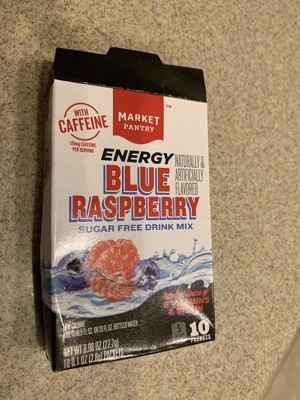 Blue Raspberry Sugar-free Drink Mix - 10ct - Market Pantry™ : Target