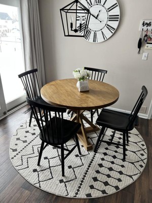 42" Litchfield Round Dining Table Light Brown - Threshold™ : Target