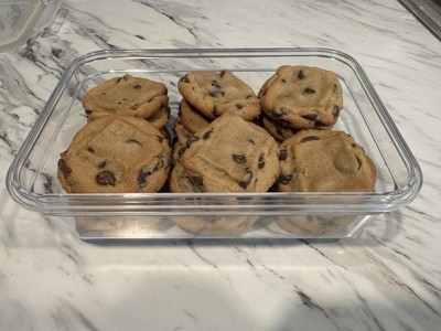 4pc (set Of 2) 5.5 Cup Tritan Plastic Rectangle Food Storage Container ...