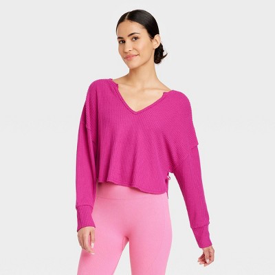 Pink : Workout Tops & Workout Shirts for Women : Target