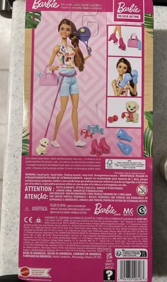 Barbie Wellness Workout Outfit Roller Skates And Tennis With Puppy : Target