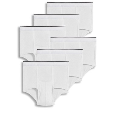 Jockey Men's Pouch 10" Midway Brief - 6 Pack 2xl White : Target