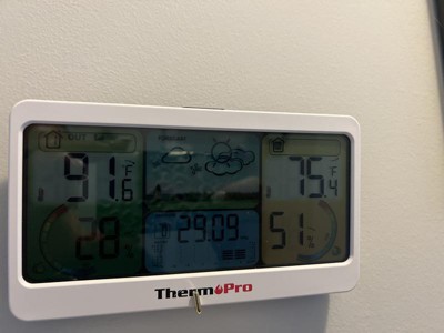 Thermopro Tp280bw 1000ft Home Weather Stations Wireless Indoor Outdoor ...