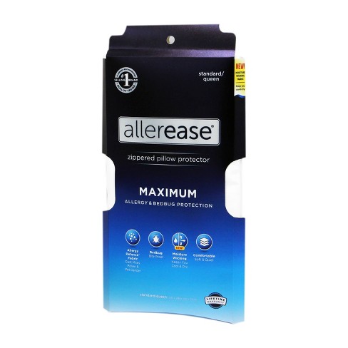 King Maximum Bed Bug And Allergy Protection Pillow Protector White - Allerease : Target