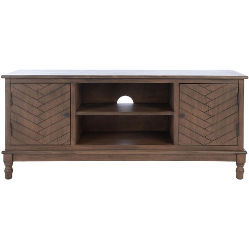 Magnolia 2 Door 2 Shelf Tv Stand - Brown - Safavieh : Target