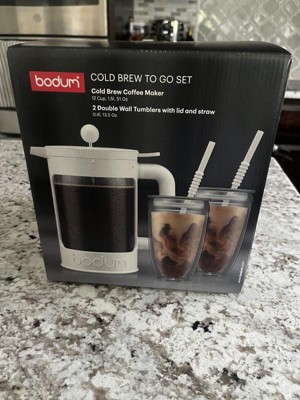 Bodum Cold Brew To-go Set White : Target