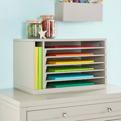 Martha Stewart Crafting Kids' Paper Organizer - Bedford Gray: Wooden ...