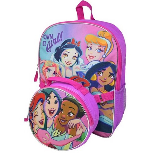 Disney Princess Backpack And Lunch Bag Set 16" Pink : Target
