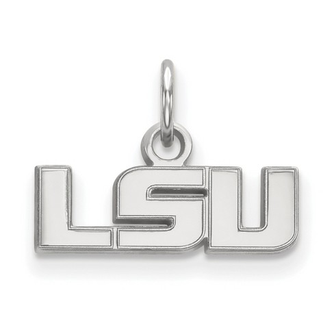 Black Bow Jewelry Sterling Silver Louisiana State Fighting Tigers Ncaa ...