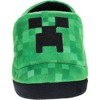 Minecraft Slippers For Kids, Slip-on Creeper Novelty Slipper, Green ...