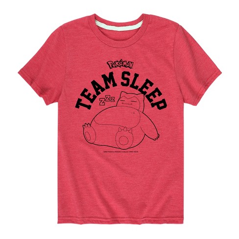 Boys' Pokémon Snorlax Team Sleep Short Sleeve Graphic T-shirt - Heather ...