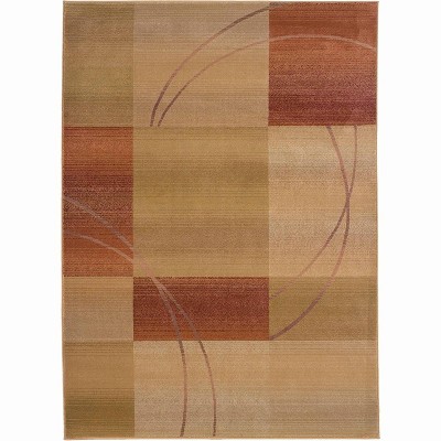 Oriental Weavers Sphinx Generations Beige/rust Boxes Circles Rugs ...
