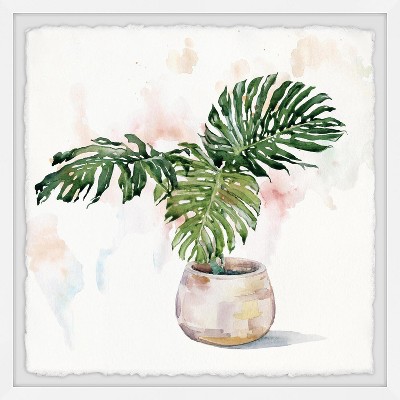 HomeStock 12 in. L x 12 in.W Framed Portrait Digital Art For Wall Art ...