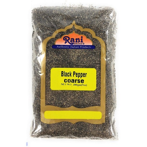 Black Pepper Coarse Ground (28 Mesh) - 7oz (200g) - Rani Brand Authentic Indian Products : Target