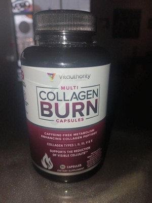 Multi Collagen Burn Capsules, Vitauthority, 90ct : Target