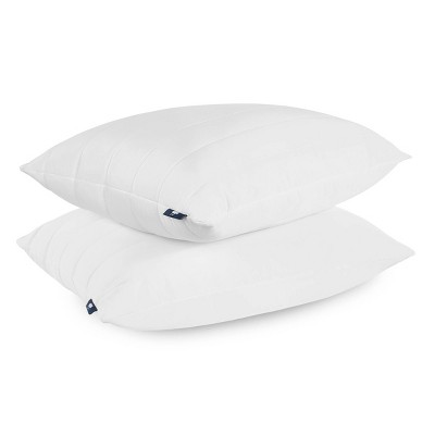 Serta King Medium/firm Set Of 2 Down Illusion Cool Quilted Pillows : Target