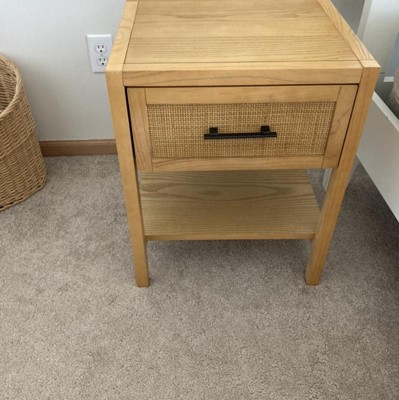 Warwick End Table With Drawer Brown - Threshold™ : Target