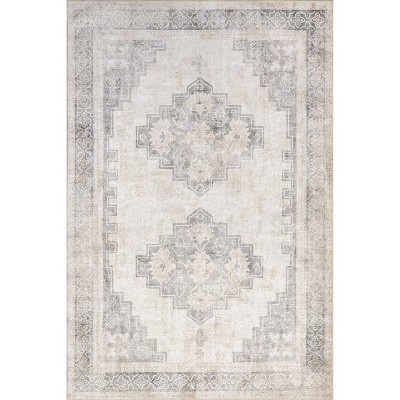 Nuloom Emilia Graphic 8x10 Machine Washable Area Rug For Living Room ...