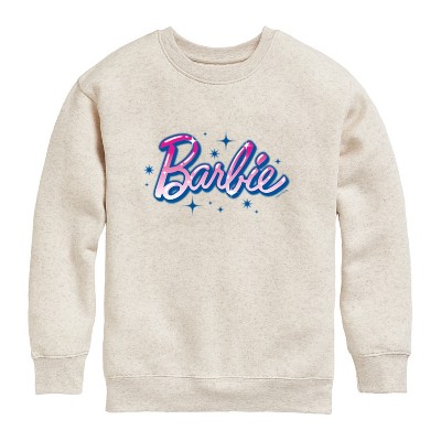 Boys' - Barbie - Graffiti Logo Graphic Long Sleeve Fleece Sweatshirt ...
