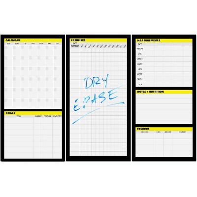 Maison Magnetic Acrylic Lucite Calendar For Fridge 2 12"x16" Clear ...