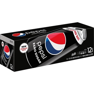 Pepsi Zero Sugar Soda - 12pk/12 Fl Oz Cans : Target