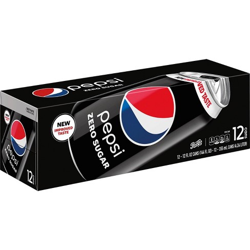 Pepsi Zero Sugar Soda - 12pk/12 Fl Oz Cans : Target